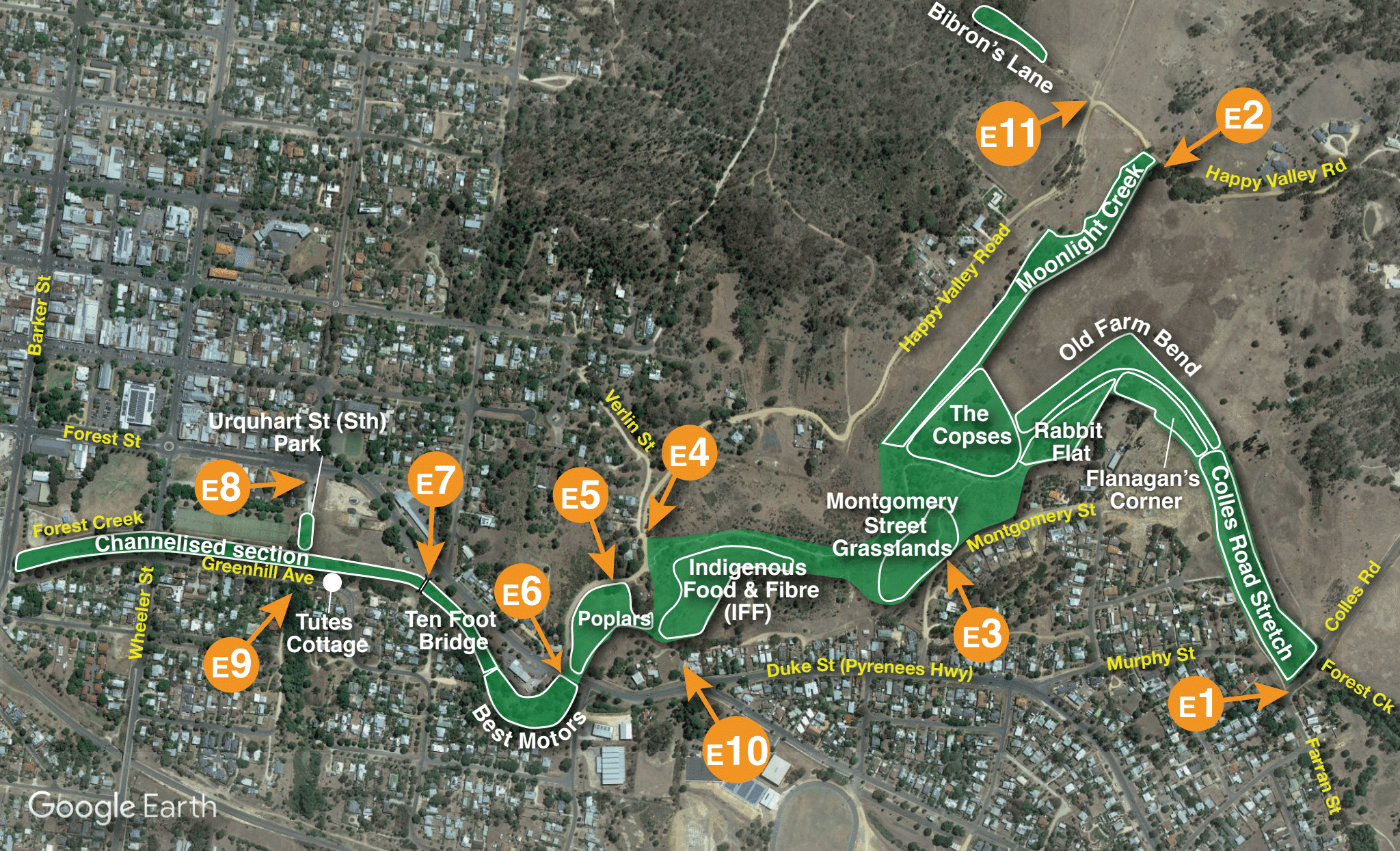 Where We Work – Castlemaine Landcare Group